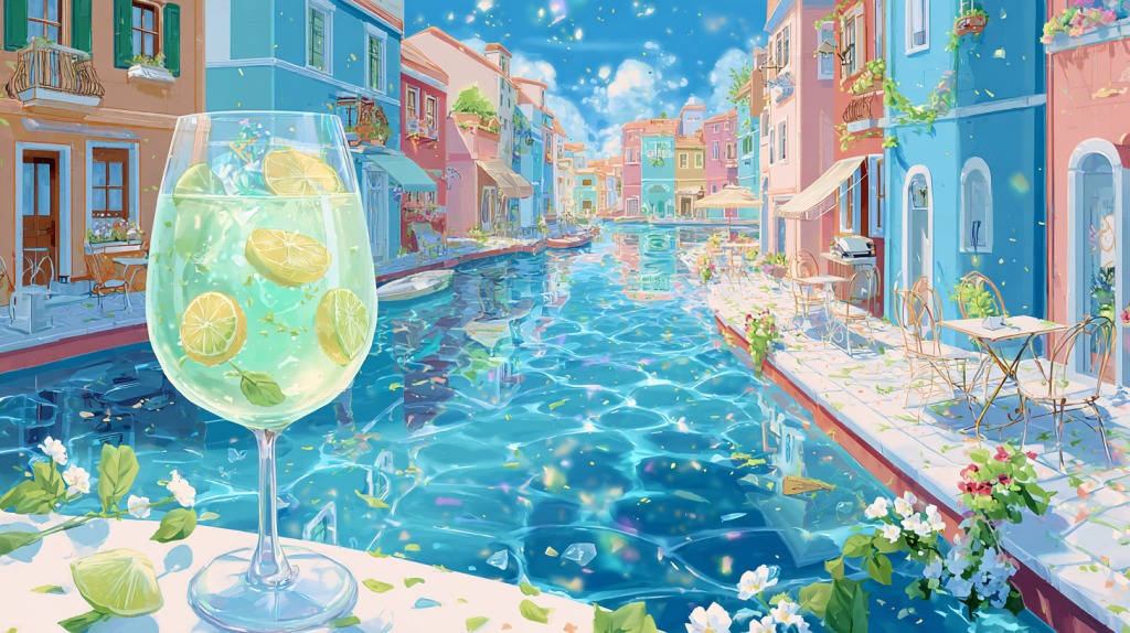 【フリーBGM/2時間】涼音シャワーで夏の体感温度を2℃下げる音楽 レモネード【作業用/配信用/勉強用】 | 3FREEBGM